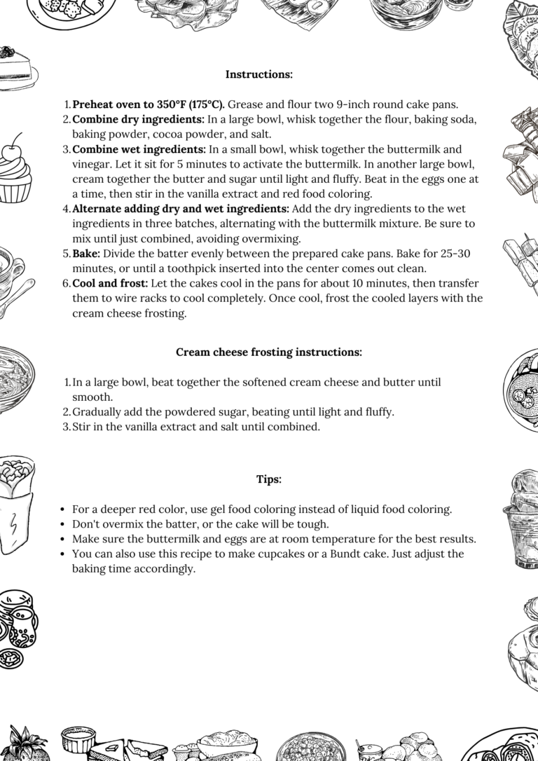 56 Printable Baking Recipes (Free PDF) - Tasteful Zone