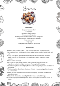 Printable Scones Recipe (Free PDF) - Tasteful Zone
