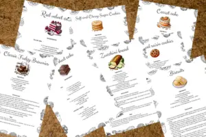 56 Printable Baking Recipes (Free PDF) - Tasteful Zone