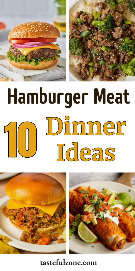 10 Delicious Dinner Ideas with Hamburger Meat Recipes You’ll Love ...
